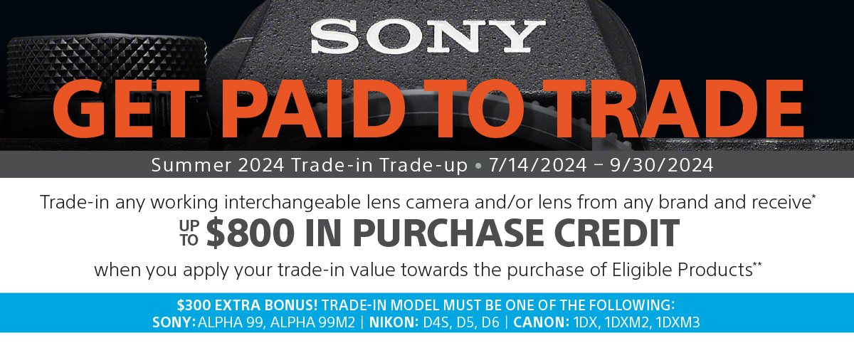Sony Trade In & Trade Up Event