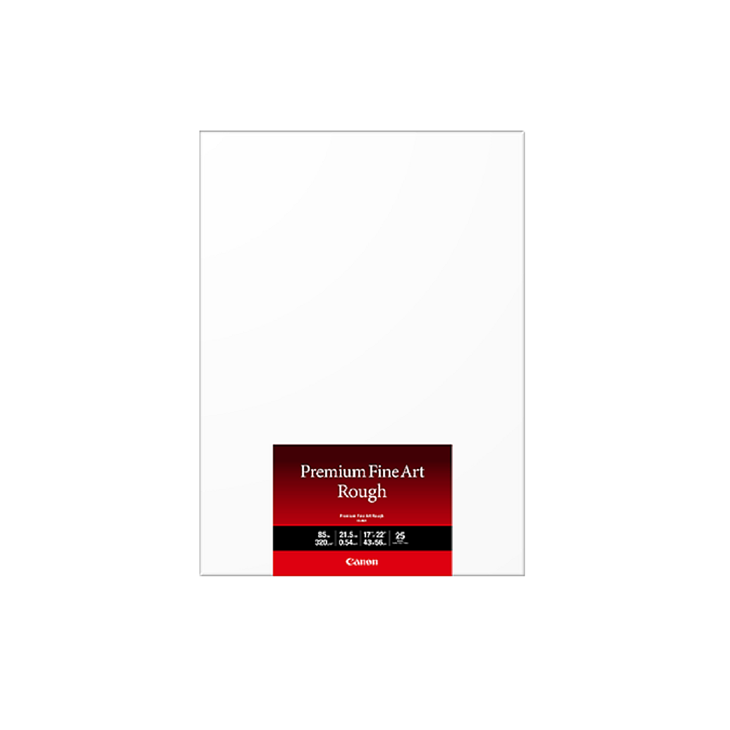 Canon Premium Fine Art Rough Photo Paper (17x22in, 25 Sheets)