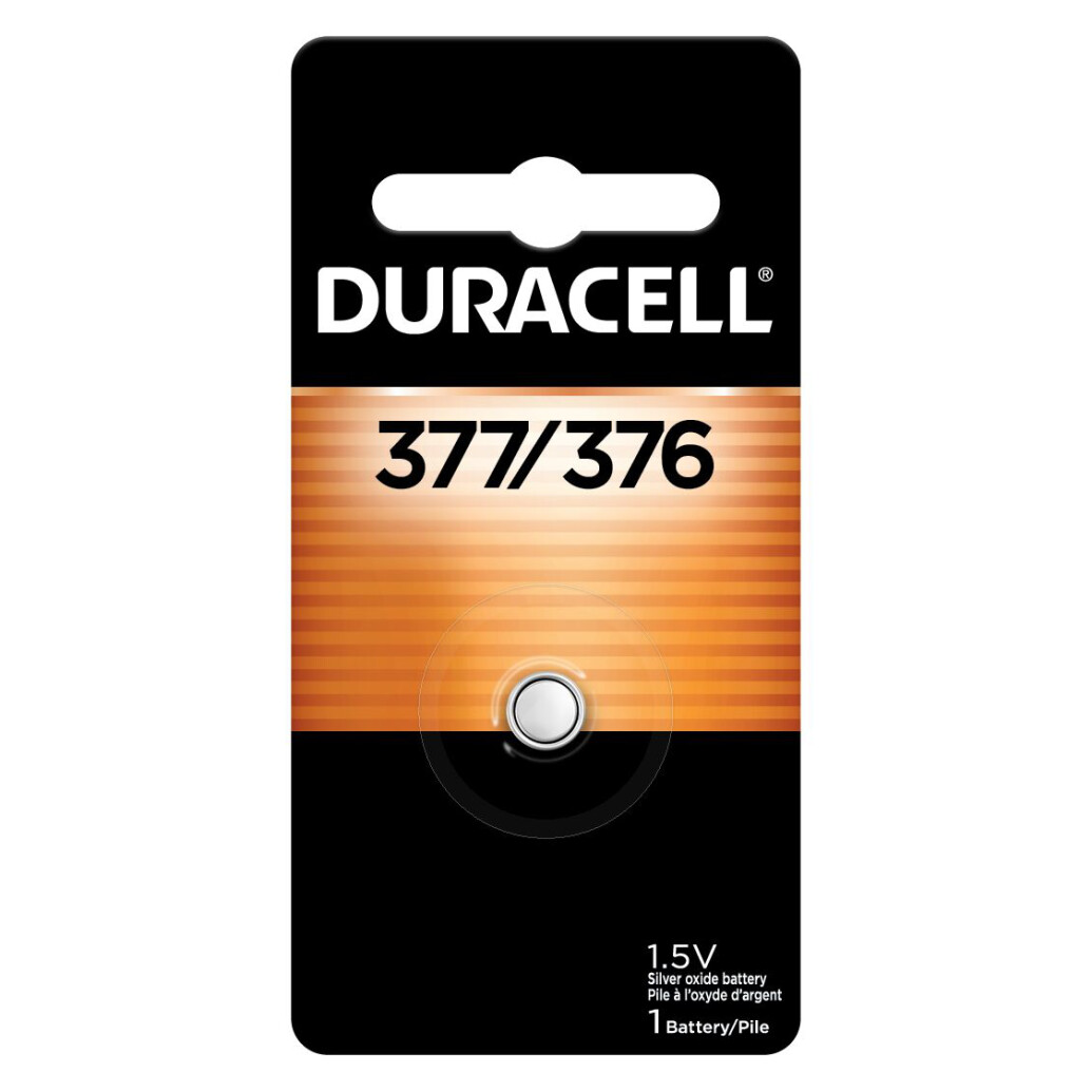 Duracell D377B 1.5V Silver Oxide Watch and Electronic Battery 364 626 LR66