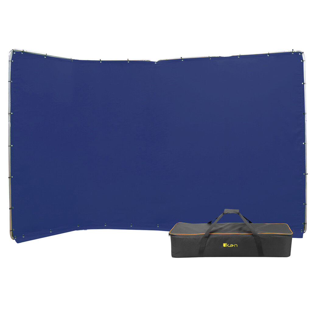 ikan 13.1ft Portable Panoramic Chroma Key Backdrop (Blue)