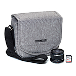 Olympus Step-Up Kit with 25mm F1.8 Lens, ILC Camera Bag, and 32GB SD Card
