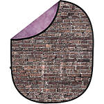 Savage 5x7 Collapsible Purple/Grunge Brick Backdrop
