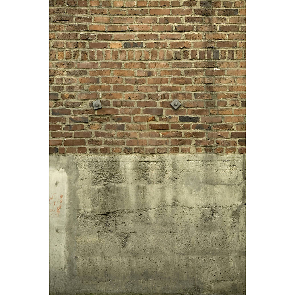 Savage 5x7 Brick and Cement Wall Printed Vinyl Background