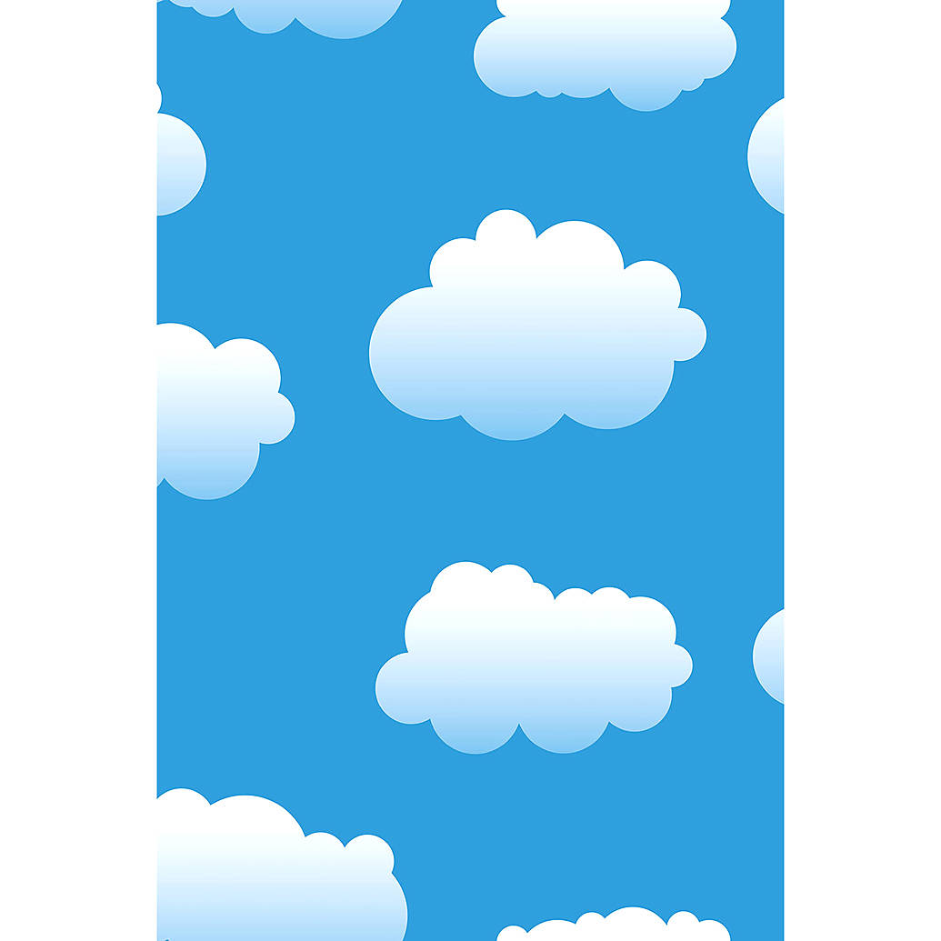 Savage 5x7 Cloudy Blue Sky Printed Vinyl Background