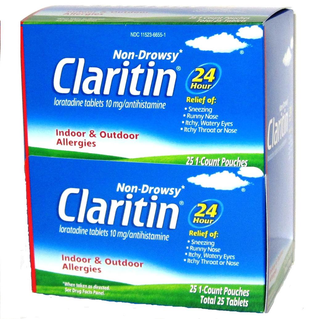 Claritin Allergy Tablets 1pks (Box of 25pks)